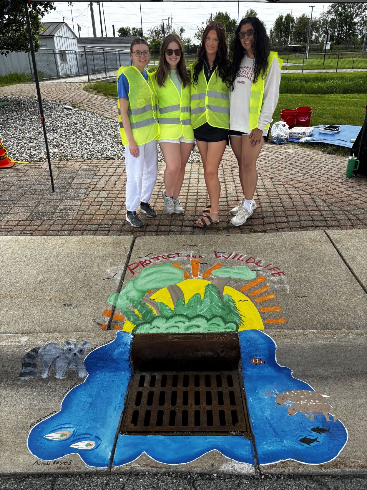 Fulton County SWCD school storm drain painting program | Local Farm ...