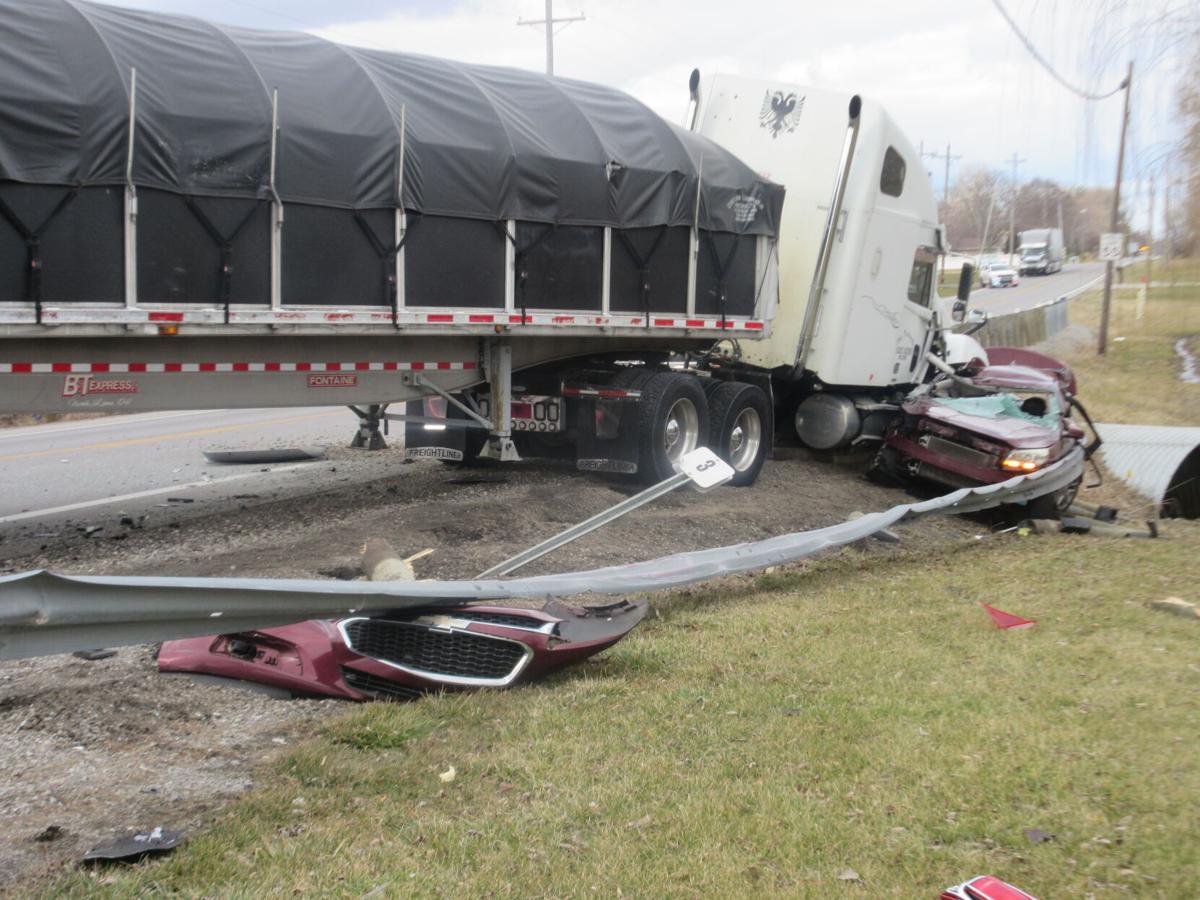 Tractor-trailer/car crash near Wauseon seriously injures two, one ...