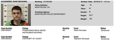 Gage Alexander - CCNO | Booking Photos | crescent-news.com