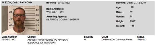 Carl Elston - CCNO | Booking Photos | crescent-news.com