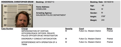 Christopher Henderson - CCNO | Booking Photos | crescent-news.com