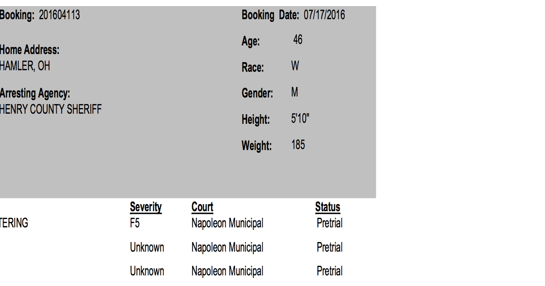 Robert Puckett | Booking Photos | crescent-news.com