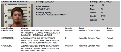 Nicholas Krontz | Booking Photos | crescent-news.com