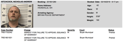 Nicholas Hitchcock - CCNO | Booking Photos | crescent-news.com