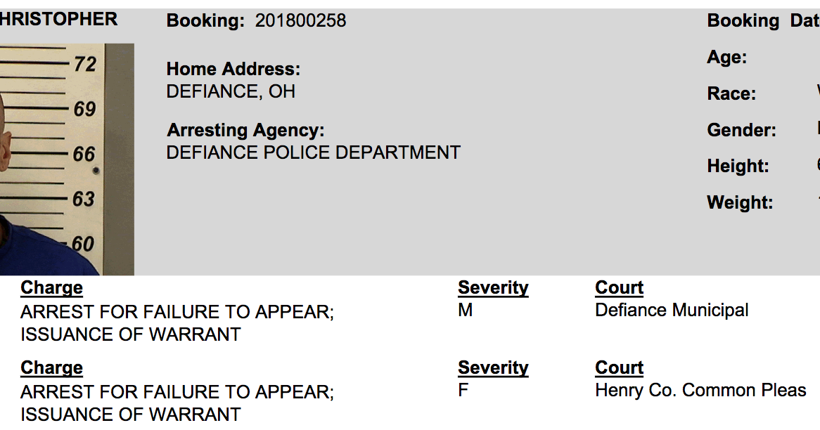 Daniel Oberlin | Booking Photos | crescent-news.com