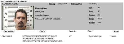 Mark Sanders - CCNO booking photo, Jan. 20, 2012 | Booking Photos ...