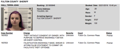 Terra Hall - CCNO | Booking Photos | crescent-news.com