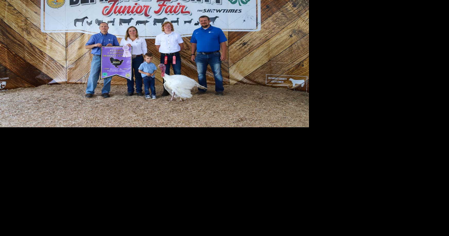 Reserve champion turkey at the Defiance County Fair | Fairs | crescent ...