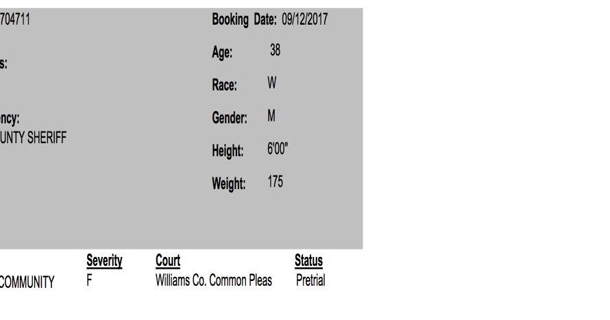 David Blade | Booking Photos | crescent-news.com