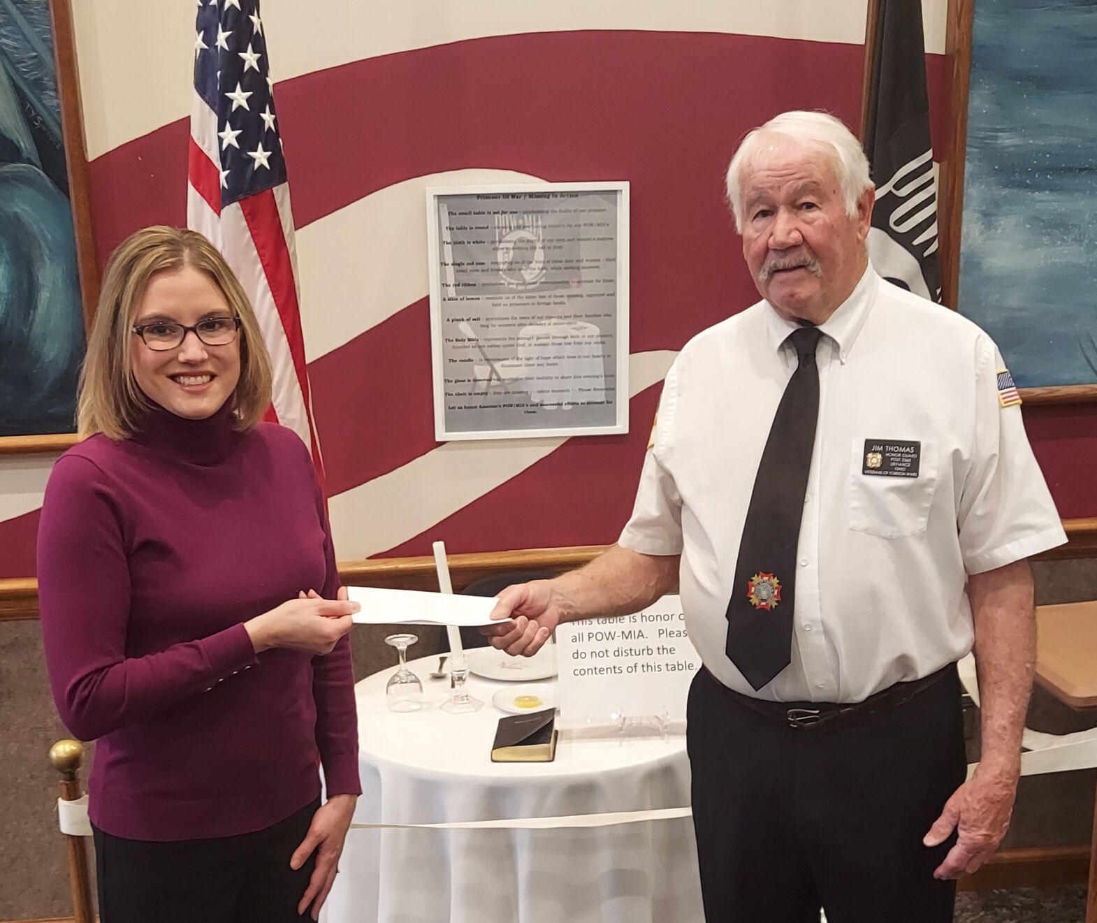 VFW Post 3360 donates to Ravens | Local News | crescent-news.com