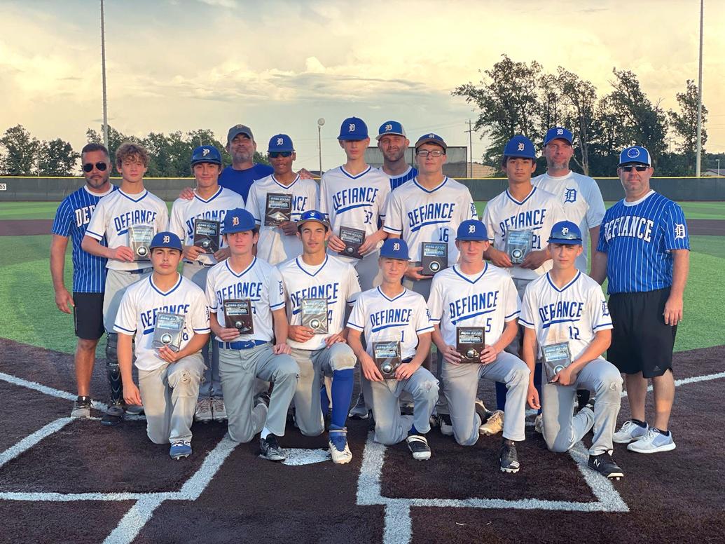 Defiance eighth grade baseball caps stellar season | Local Sports ...