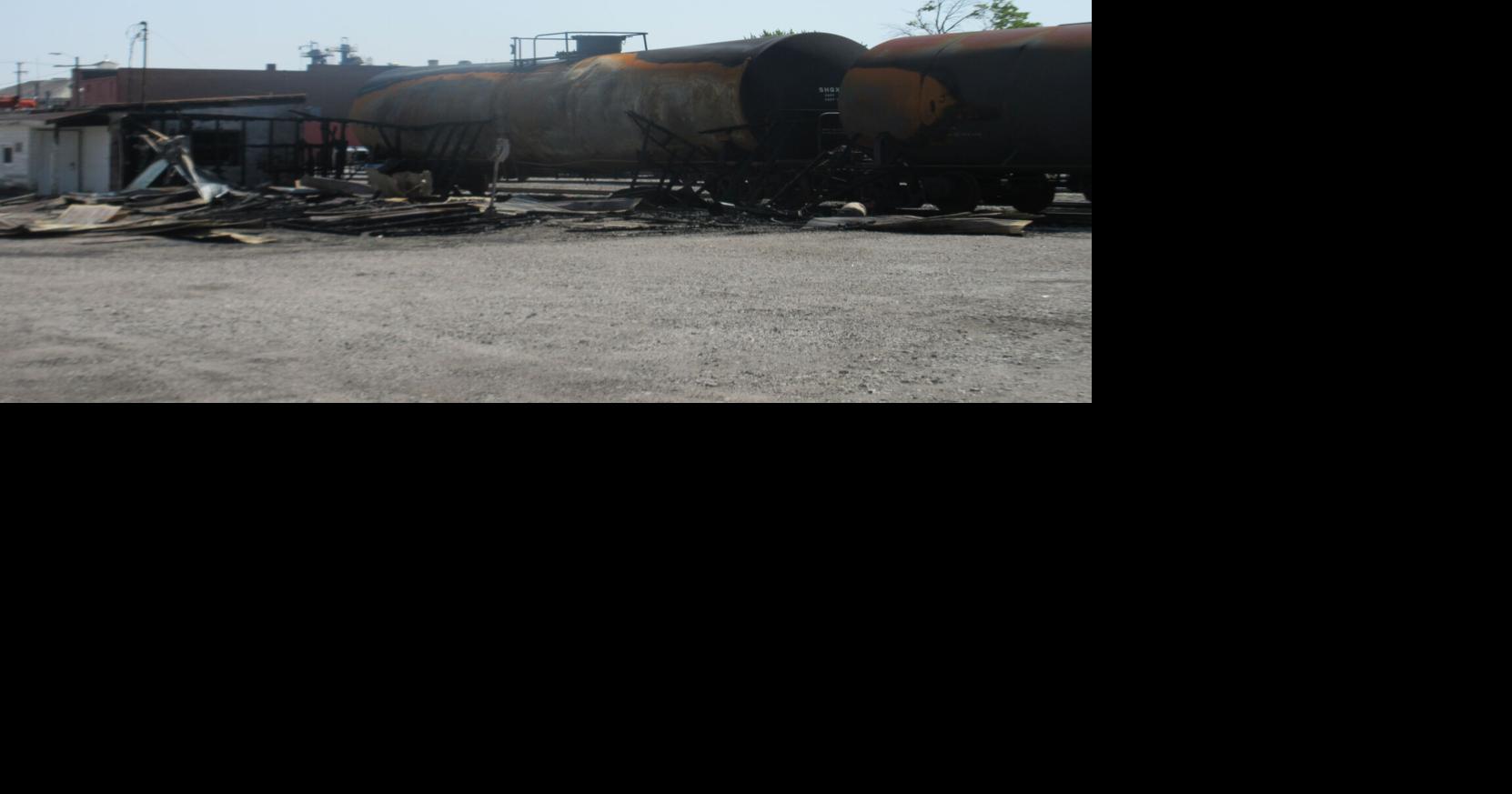 Defiance fire heavily damages building, scorches a couple railroad ...