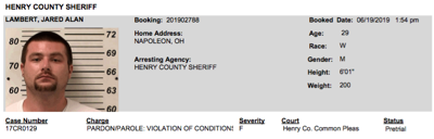 Jared Lambert - CCNO | Booking Photos | crescent-news.com