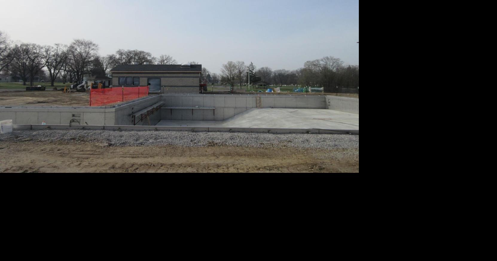 Napoleon pool project moving along | Local News | crescent-news.com