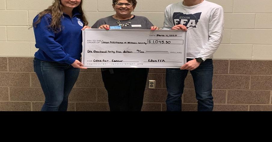Edon FFA supports cancer assistance of Williams County | Local Farm ...