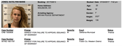 Katelynn Jones | Booking Photos | crescent-news.com