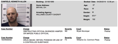 Kenneth Canfield - CCNO | Booking Photos | crescent-news.com