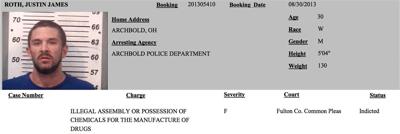 Justin Roth - CCNO booking photo - Aug. 30, 2013 | Booking Photos ...