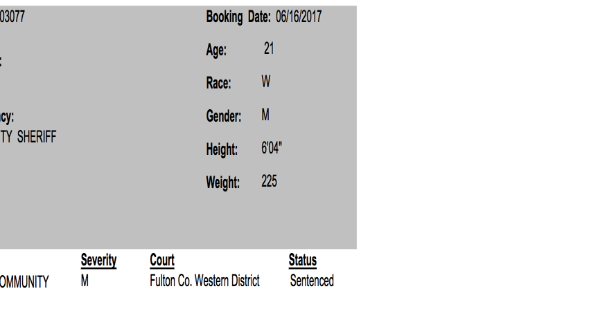 Robert Turney | Booking Photos | crescent-news.com