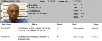 Devon Williams - CCNO booking photo - June 12, 2015 | Booking Photos ...