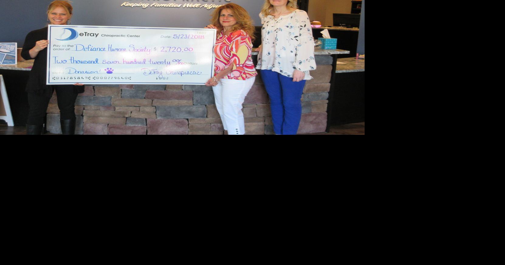 DeTray donates to FDHS | Local News | crescent-news.com