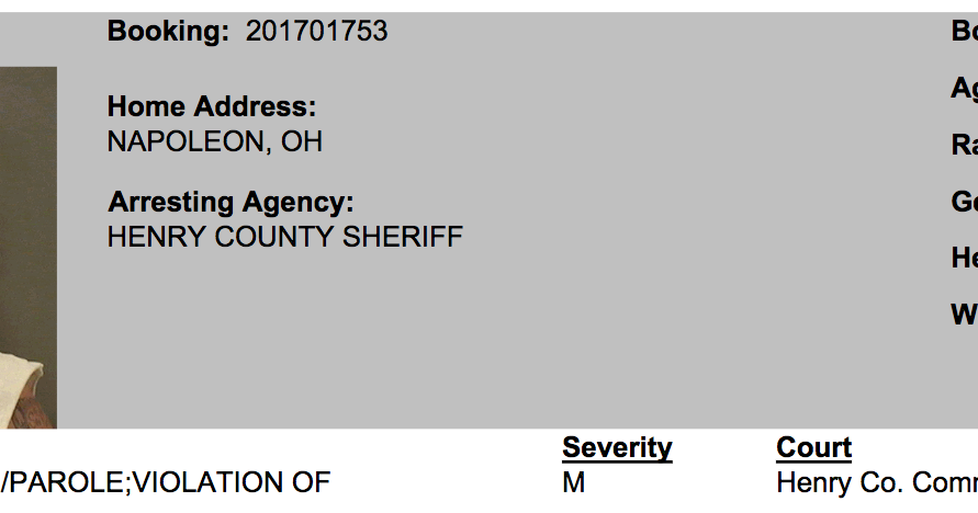 Cody Rohrs | Booking Photos | crescent-news.com