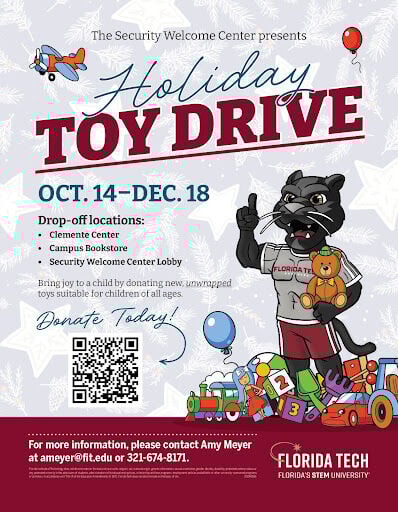 Florida Tech participates in Toys for Tots | Campus Life | crimson.fit.edu