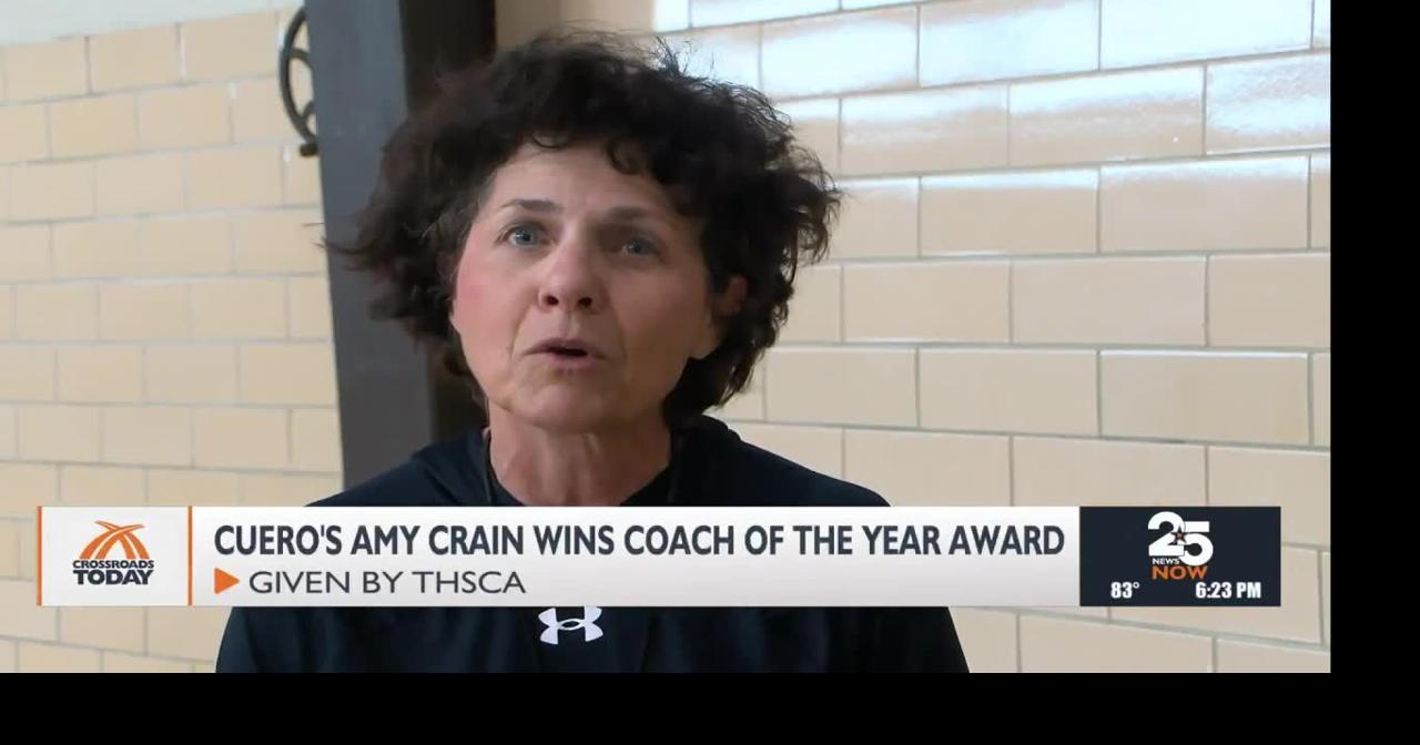Cuero's Amy Crain wins region seven Coach of the Year award | Shareable ...