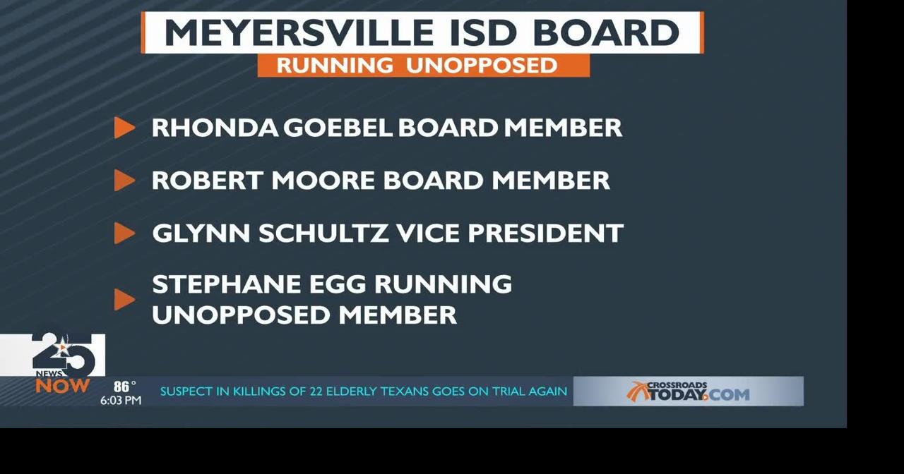 Meyersville ISD candidates running unopposed | Education ...
