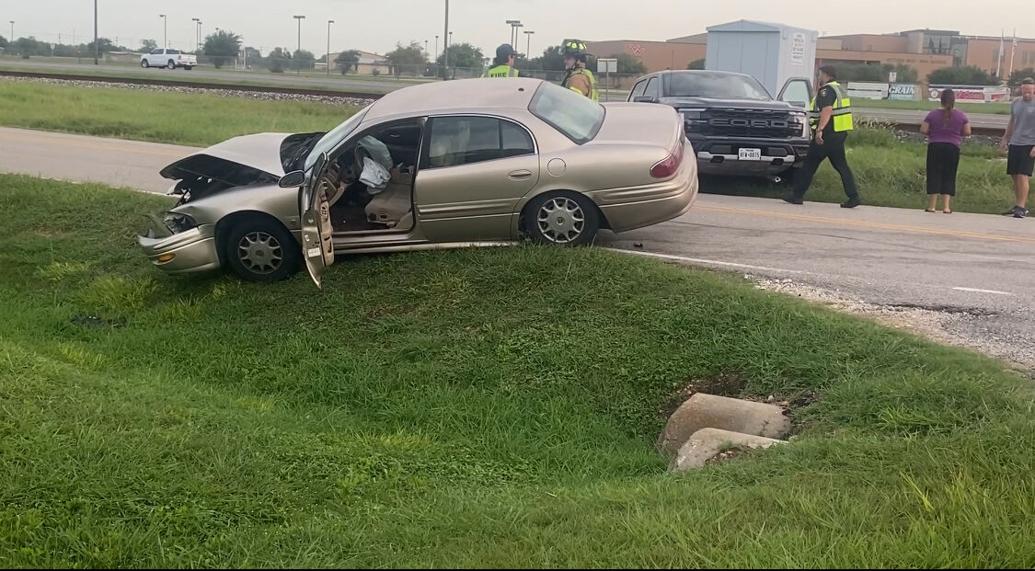 Buick crashes into truck after running stop sign, no injuries reported ...