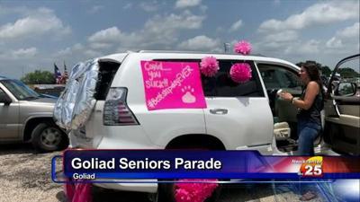 Goliad High School Celebrates its seniors with a parade | Local News ...