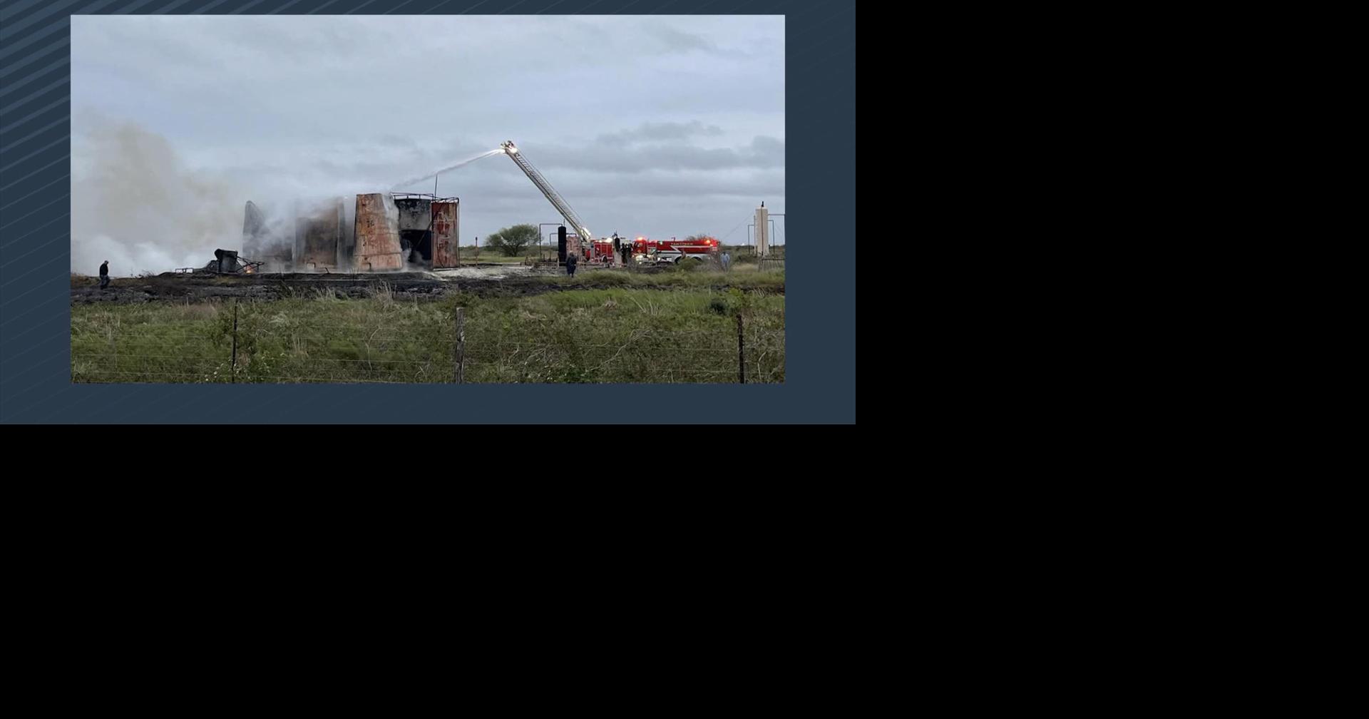 Jackson County oilfield storage tank fire Monday morning | News ...