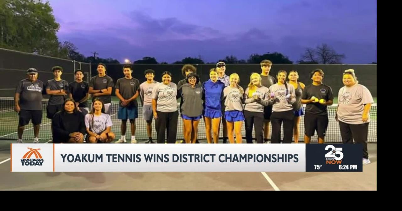 Yoakum high school tennis teams excel at district meet, earn first ...