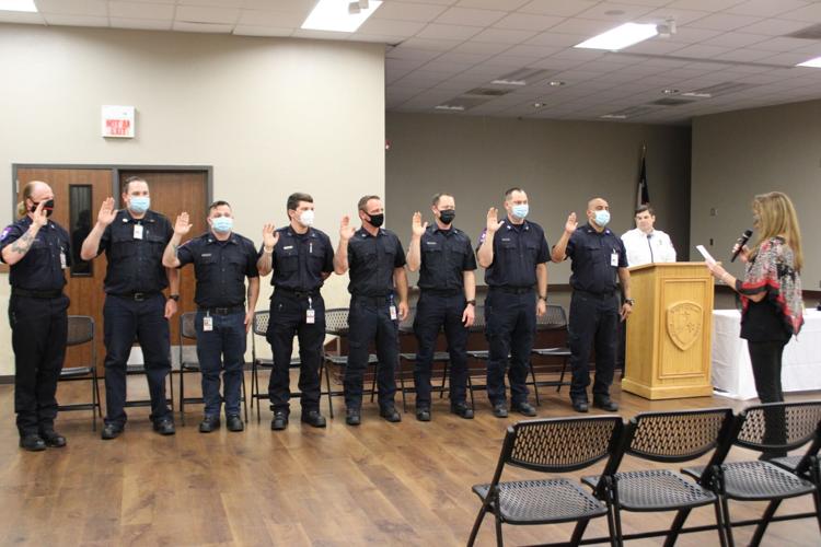 Victoria Fire Department swears in new employees, honors achievements ...