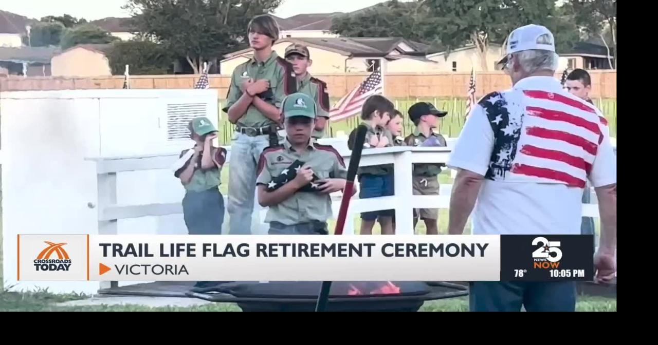 Trail Life troop hosts flag retirement as part of Timberline Award ...