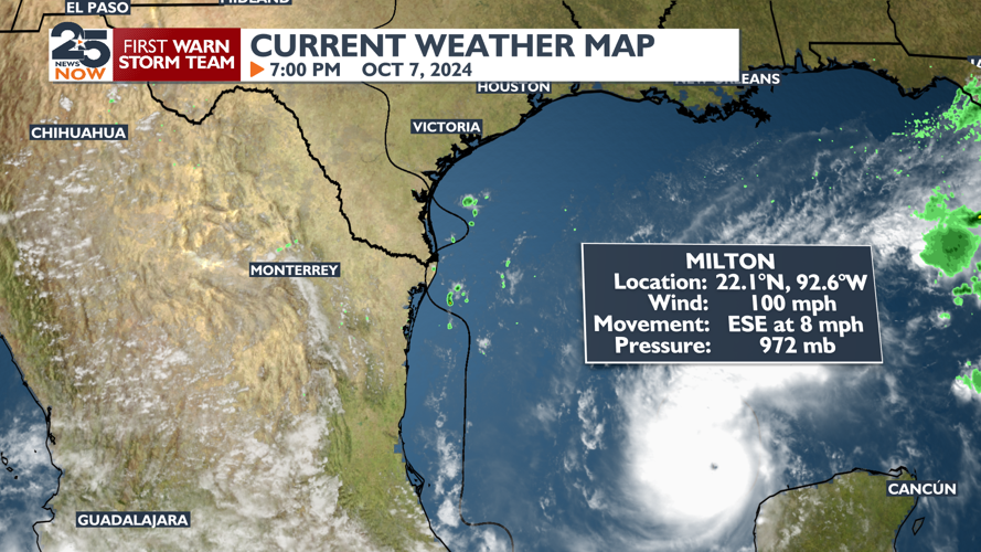Milton Heads East, No effect on Texas | News | crossroadstoday.com