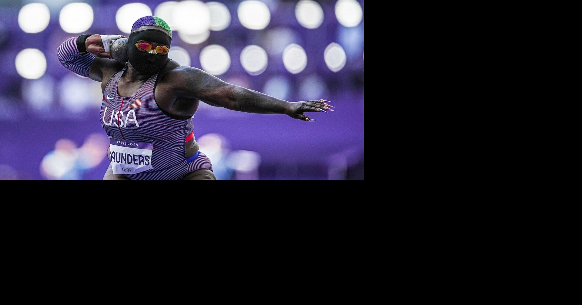 ‘I want to encourage other women’: US star Raven Saunders wears mask ...