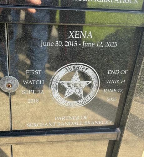 Local departments honor fallen K9 officer | News | crossroadstoday.com