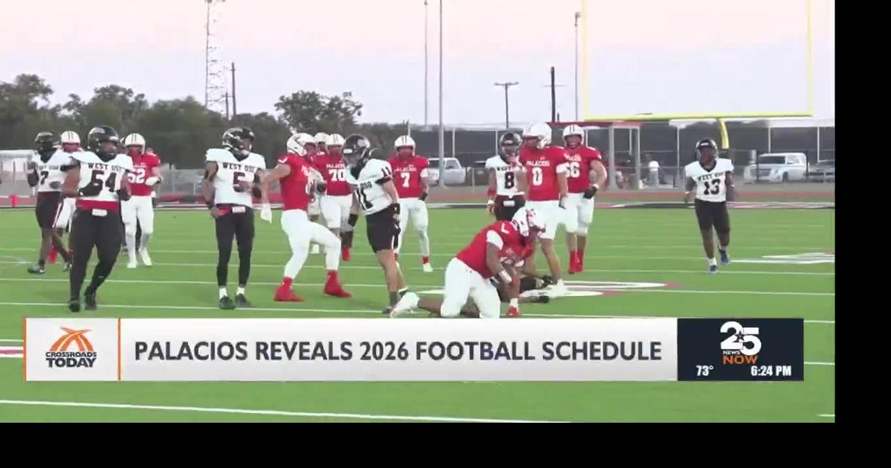 Palacios football reveals 2026 schedule, open on the road vs Flatonia ...
