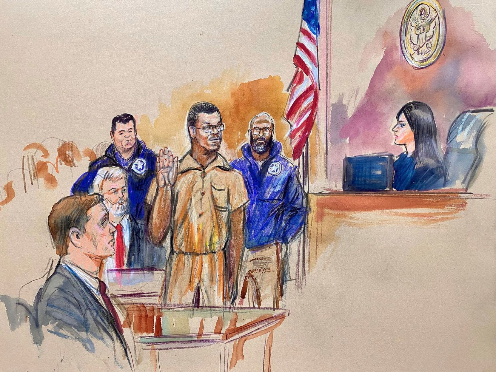 Alleged DC pipe bomber appears at detention hearing as his attorneys ...