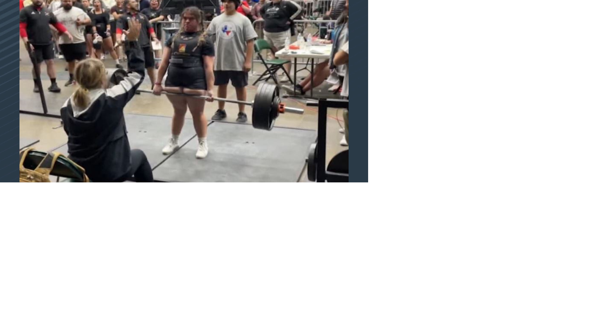 A powerlifting state champion wants to start new program at UHV | Top ...