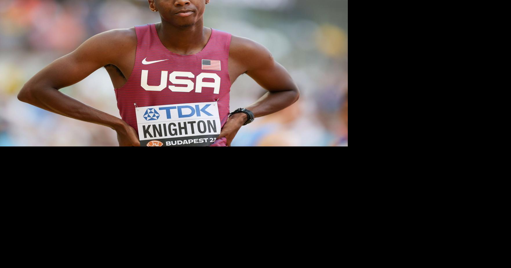 US sprinter Erriyon Knighton cleared for Paris Olympics following ...