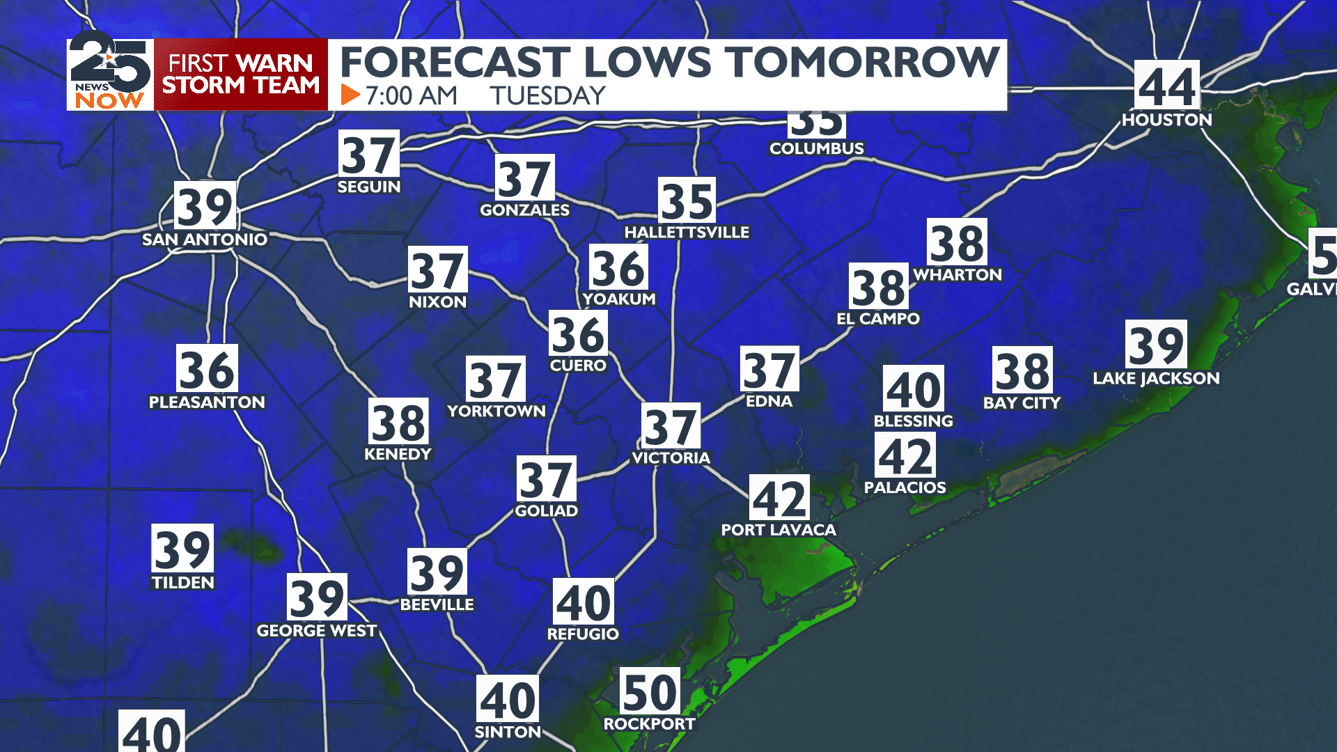 Near-record lows forecast tonight | News | crossroadstoday.com