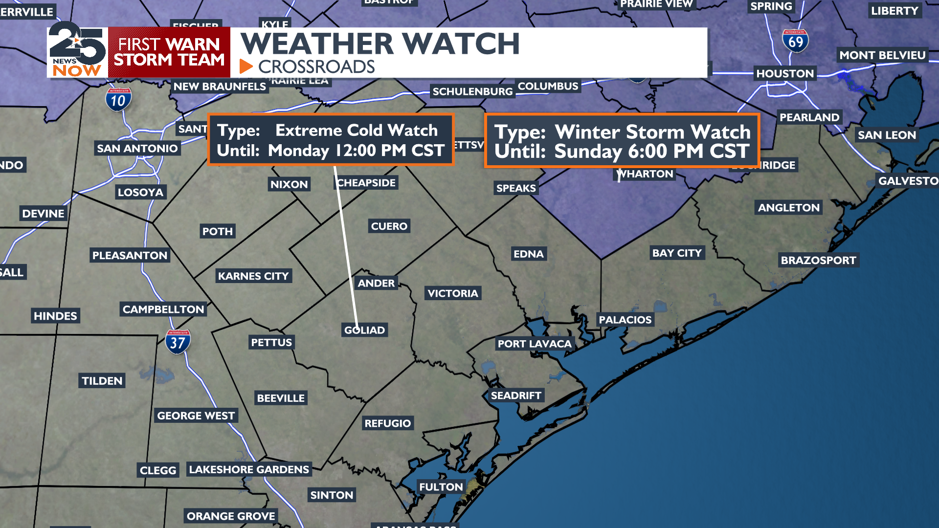 Extreme Cold Watch / Winter Storm Watch | Weather | crossroadstoday.com