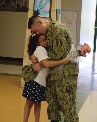 Victoria Military dad surprises daughter at school | Local News ...