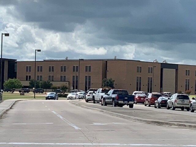 Local officials investigate a potential threat at Victoria East High ...