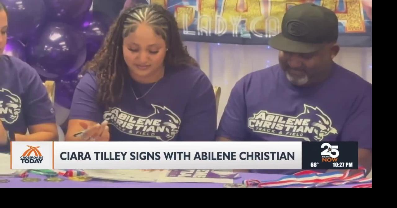 Refugio's Ciara Tilly signs with Abilene Christian University for Track ...