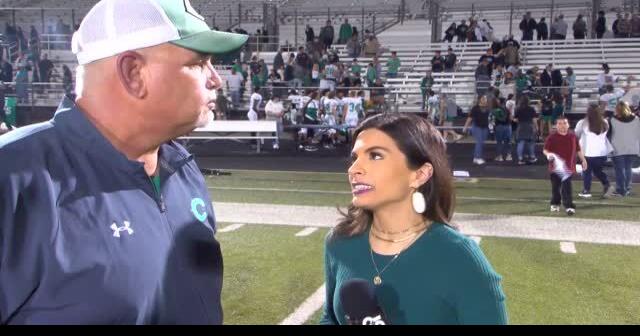 Coach Alvarez reacts after Cuero’s big win over Geronimo Navarro ...