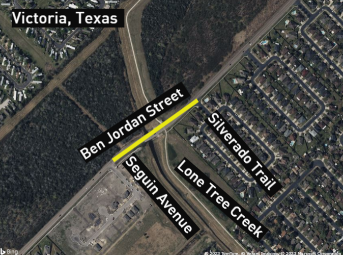 Part of Ben Jordan Street to reopen with temporarily narrowed lanes ...