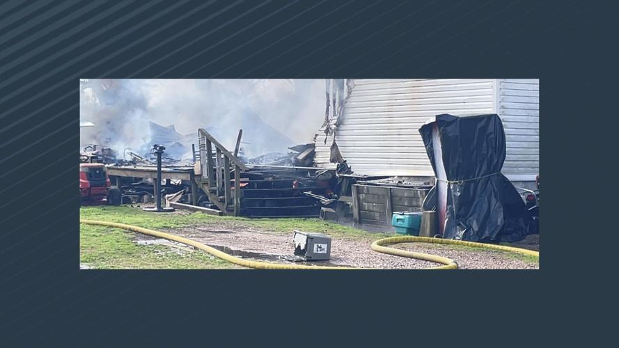 Fire in Telferner destroys mobile home Friday morning | News ...